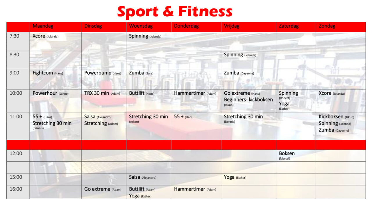 Rooster | Sport en Fitness Center Almere